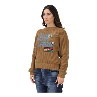 Dsquared2 Damen, Strickwaren, Braun, SGr&ouml;&szlig;e