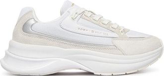 Tommy Hilfiger Sneakers Th Sporty Chic Runner FW0FW09187 Wei&szlig;