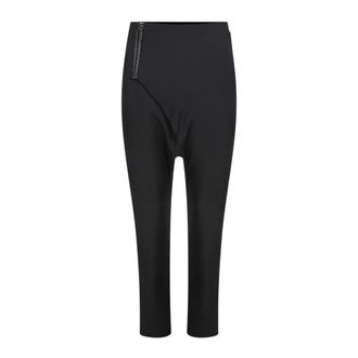 VSP Hilda - Schwarze Wollhose - - Trousers - Damen - Schwarzk - M