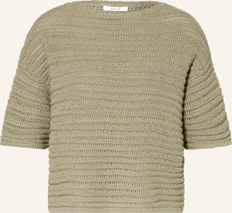 OPUS Strickshirt Pinse gruen
