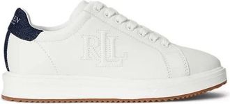 Ralph Lauren Femme, Chaussures, Blanc, Taille: 38 1/2 EU Ainsley Baskets