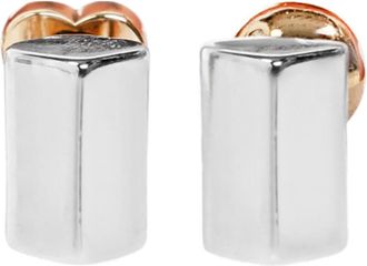 Kate Spade New York Femme, Accessoires, Gris, Taille: ONE Size Geo Pop Front Back Studs