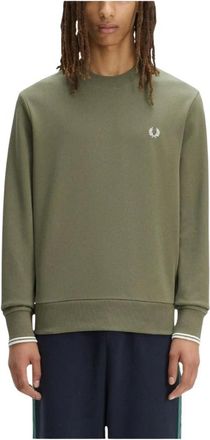 Fred Perry Homme, Sweatshirts et sweats &agrave; capuche, Vert, Taille: M SweaT-shirts