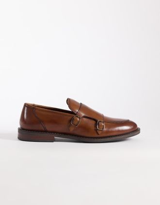 Asos Chaussures derby en cuir - Fauve-Brown