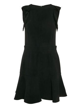 Miu Miu robe courte à volants - Noir