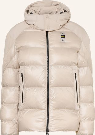 Blauer Steppjacke Kiernan Mit Abnehmbarer Kapuze grau