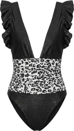 Del Maar Femme, Maillots de bain, Noir, Taille: 38 FR Une pi&egrave;ce Anka