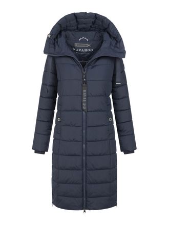 Navahoo Mondm&auml;dchen Damen Winter Steppmantel mit Kapuze und Fleecefutter