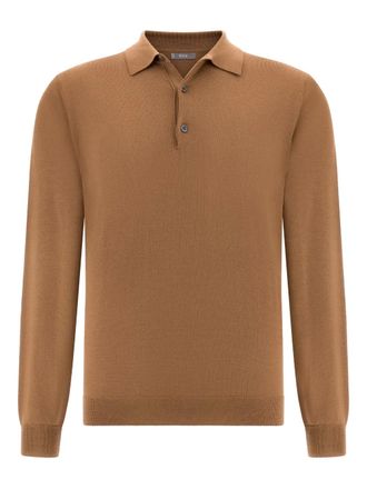 Boggi Milano polo en laine - Marron