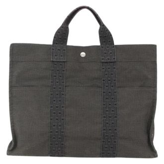 Herm&egrave;s Pre-owned Fourre-tout Herline Tote Bag - - Pre-owned - Damen - Grau - ONE SIZE