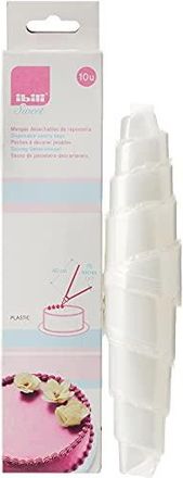 Ibili Ibili Einweg-Spritzbeutel 45 cm 10 Stück, Nylon, weiß, Einheiten