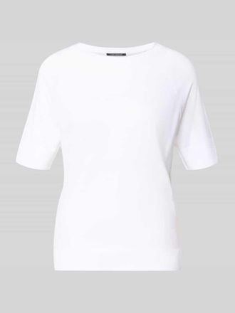Luisa Cerano T-Shirt aus Lyocell-Baumwoll-Mix mit Rundhalsausschnitt