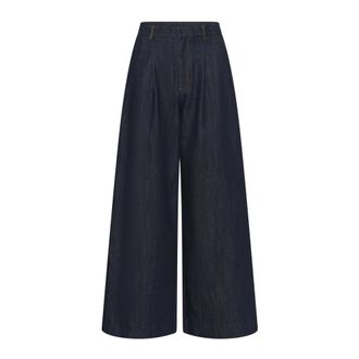 Gestuz Wide Hosen - - Trousers - Damen - Blau - S