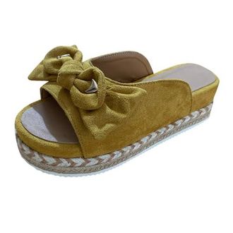 Generic Pantoufles d&eacute;t&eacute; pour femme avec semelle plantaire, pantoufles ouvertes &agrave; 42, pantoufles antid&eacute;rapantes &agrave; bout ouvert, chaussures de plage, sandales pl