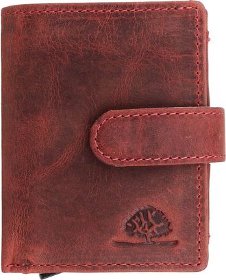 Greenburry Geldbörse Vintage original RFID card slider coin rusty red