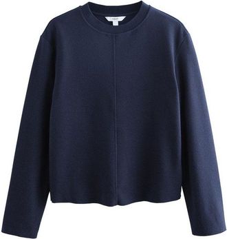 Next Rundhalspullover Weicher, gemütlicher, gerippter Rundhalspullover (1-tlg)