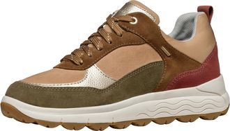 Geox Damen D SPHERICA 4X4 B ABX Sneaker, Musk/Old Rose, 41 EU