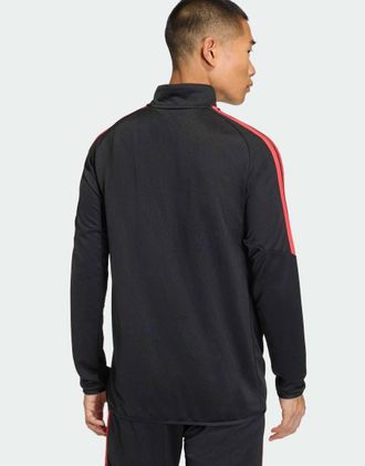 adidas adidas Performance - Tiro 26 League - Top dentra&icirc;nement - Noir et rouge semi-lucide