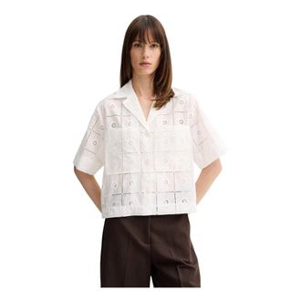 Paul Smith Floral Embroidered Shirt - - Blouses & Shirts - Damen - Beige - S