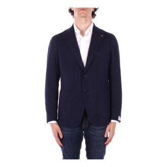 Tagliatore Montecarlo Blazer - - Jackets - Herren - Blau - L
