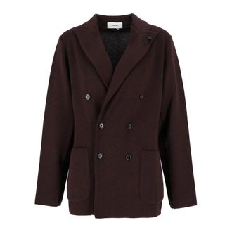 Lardini Giacca Maglia - - Jackets - Herren - Braun - L