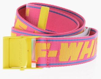Off-white 35mm Industrial Logo-Print Fabric Belt size One Size
