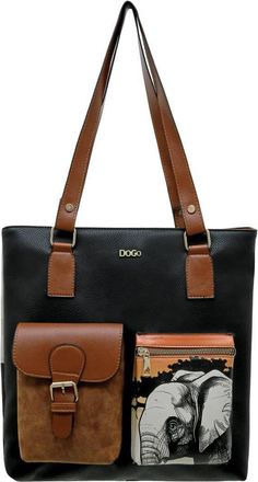 Dogo Handgefertigte Umhängetaschen aus veganem Leder für Damen, Tragetaschen mit verschiedenen Designs für Frauen, stilvolle und modische Wahl, Sunset Anim