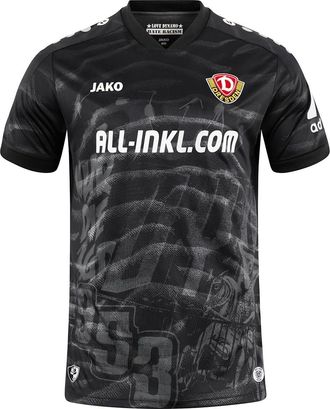 Jako SG Dynamo Dresden Trikot Away Jersey (DE/NL/SE/PL, Alphanumerisch, XXL, Regular, Regular, Black)