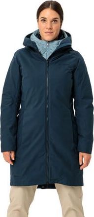 Vaude Annecy Manteau 3 en 1 pour Femme Veste Double, Bleu Marine/Bleu Nordique, 42