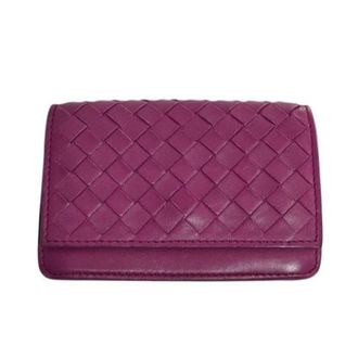 Bottega Veneta Portefeuille en cuir Pre-owned - Femme - Pre-owned - Violet - Taille: ONE Size