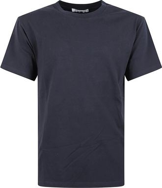 Givenchy Blau Logo Print Baumwoll T-shirt - - Tops - Herren - Blau - S