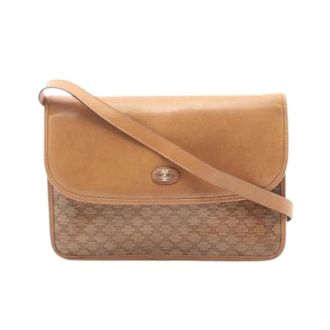 Celine Sac bandouli&egrave;re Pre-owned en toile - Femme - Pre-owned - Brun - Taille: ONE Size