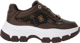 Guess Berrett2 Baskets - Femme - Chaussures - Brun - Taille: 39 EU