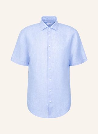 Seidensticker Seidensticker Leinenhemd Regular Fit blau