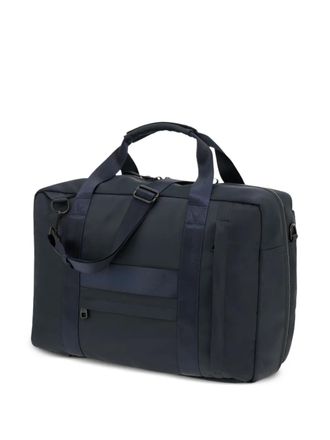 Boggi Milano logo-patch holdalls bag - Bleu