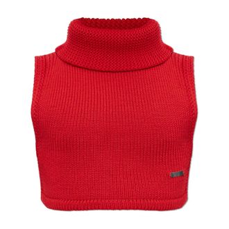 Dsquared2 Woll-Rollkragenweste - - Knitwear - Herren - Rot - ONE SIZE