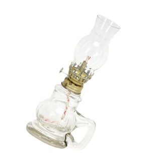 BESPORTBLE Retro Petroleumlampe mit 5m Baumwolldocht aus Glas Vintage &Ouml;llampe f&uuml;r Zuhause Hochzeitsdeko und Stimmungsvolle Beleuchtung