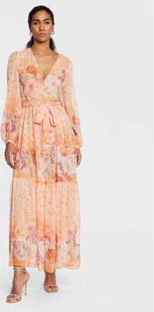 Twin-Set Sommerkleid 231TP2738 Orange Regular Fit