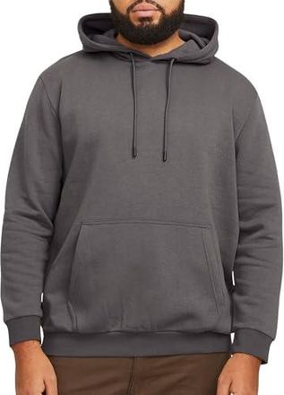 Jack & Jones Jjebradley Noos Pls Sweat À Capuche Homme Sweatshirt à capuche, Gris, 3XL Grande taille