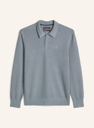 Marc O'Polo Marc Opolo Strick-Poloshirt grau