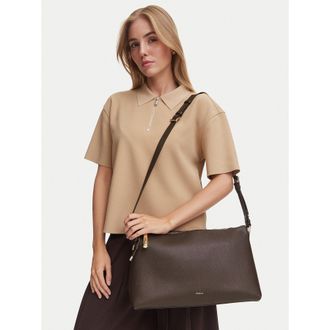 Furla Handtasche Furla Debby M WB02006 BX3353 CN 2460S Dunkelbraun