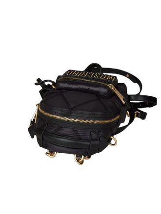 Moschino Womens Backpack Black Polyamide