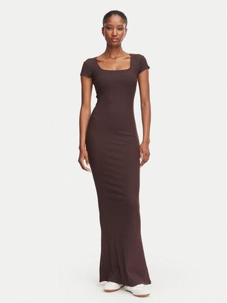 Guess Kleid f&uuml;r den Alltag V6YK06 K4696 Dunkelbraun Regular Fit
