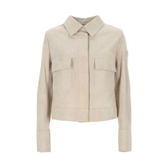 Peuterey Lya Wildlederjacke - - Jackets - Damen - Beige - S