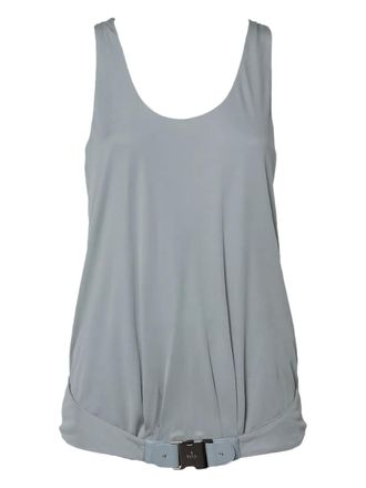 Gucci débardeur à ceinture - Gris