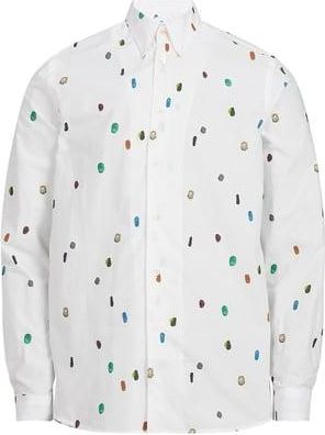 Paul Smith Chemise imprim&eacute;e en coton