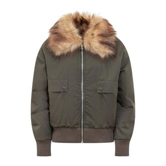 Msgm Bomberjacke - - Jackets - Damen - Gr&uuml;n - S