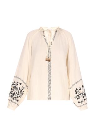 Usha Bluse Damen Creme