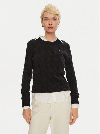 Tommy Hilfiger Pullover WW0WW43586 Schwarz Regular Fit