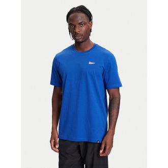 adidas T-Shirt Pennant Trim Graphic JL9227 Blau Regular Fit